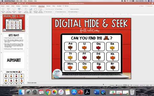 Fall Math & Phonics Interactive Promethean Games by Rhody Girl Resources