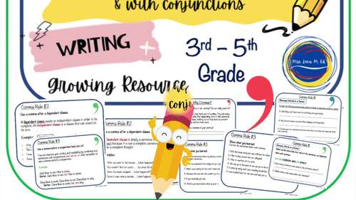 Commas in Series Dependent Clauses SOL Aligned Activities by Mrs Lena