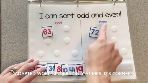 Basic Math Skills Adapted Work Binder® ( for Special Needs ) by Mrs Ds ...