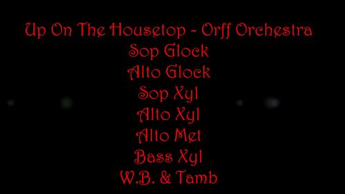 Up On The Housetop - For Orff Orchestra by Yvonne Johnson Music | TpT