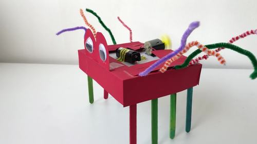 Vibot Wobble Toy Using a Cam and Motor - Unit of Work by Artetechs