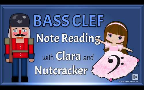 Nutcracker Bass Clef Note Reading Game: Christmas Music Game: Music ...