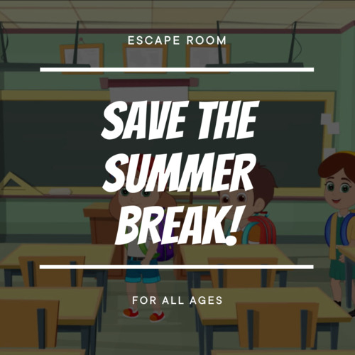 Escape Room: Save the Summer Break! | Interactive Game for all ages by ...