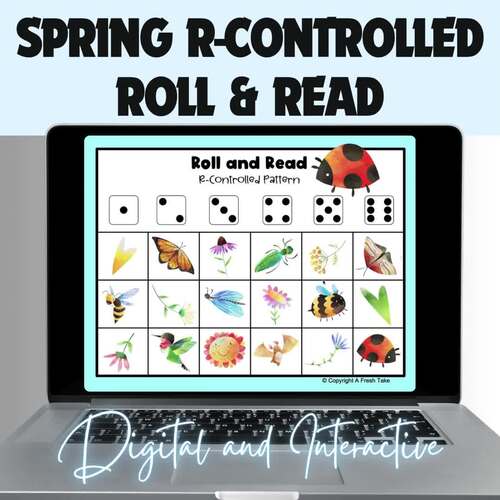 Spring Roll & Read Multisyllabic R-Controlled Words & Sentences Digital ...