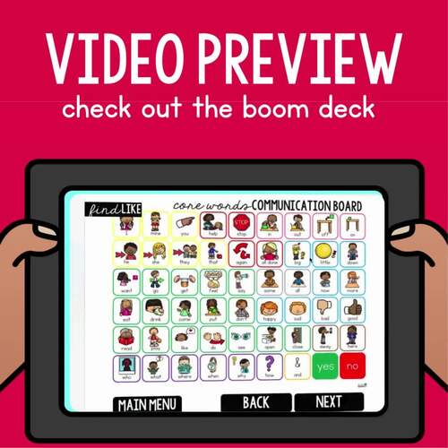 BOOM Cards Pirates Core Word Vocabulary Activities for Speech Therapy