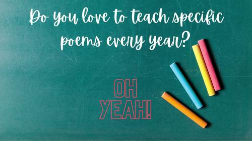 Poetry Analysis Unit Poem Activities Quiz Poem Comprehension Reading ...