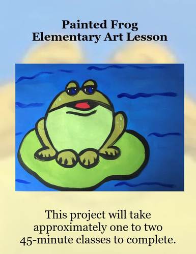 Painted Frog Art Lesson by Studio Smart | TPT