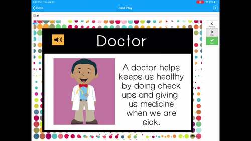 Community Helpers Lesson - BOOM CARDS - Digital Task Cards Activity