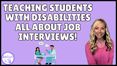 Master Job Interview Skills with FUN Games & Activities for Special ...