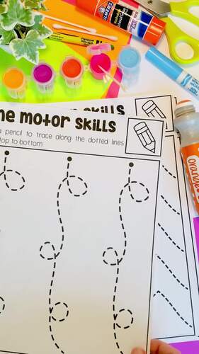 Back to School | Fine Motor Skills Practice | Cutting, Dab a Dot ...