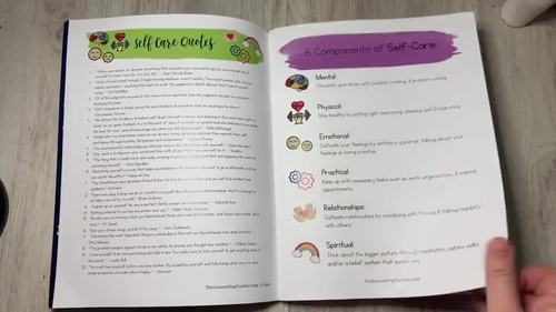 Self Care for Teachers with Journal, Trackers, Challenges and Bulletin ...