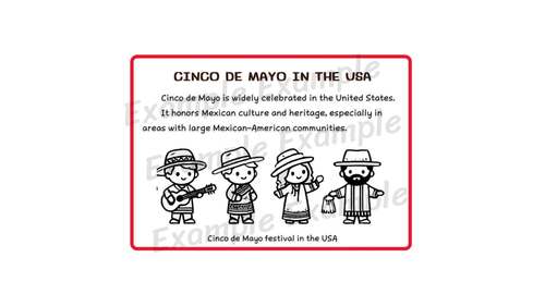 Exploring Cinco de Mayo day+Coloring pages for kids by OnlineLearningKid