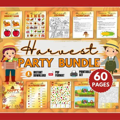 Fall Bundle of Games and Printable Activities by The Shout Shop by ...