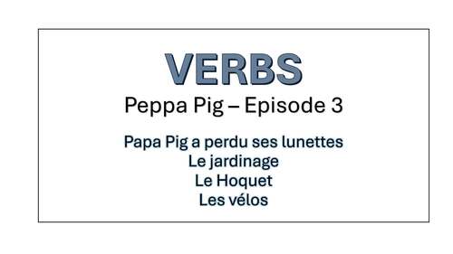 Learn French in fun way with Peppa Pig: Exercises and transcript from ...