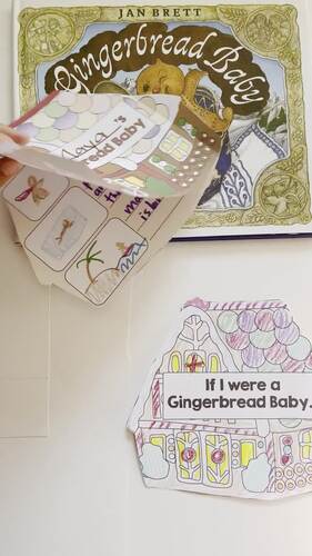 Gingerbread Baby Book Craft: Winter, Christmas, Holiday Craft ELA Activity