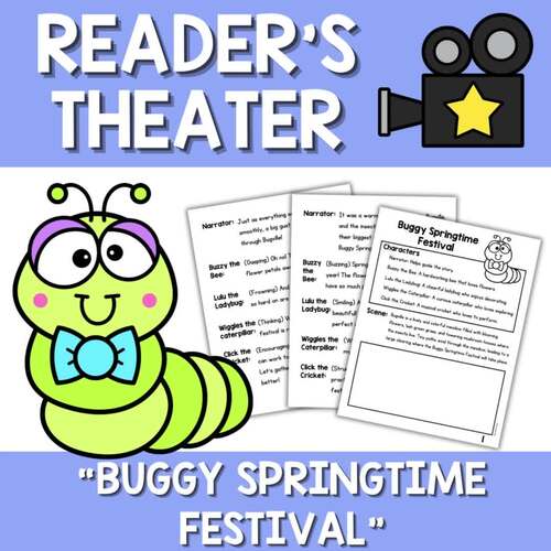 Readers Theater Spring Reading | Bugs Insects Fun Skit Play Reading ...