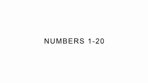 ASL Numbers 1-20 by American Sign Language Resources | TPT