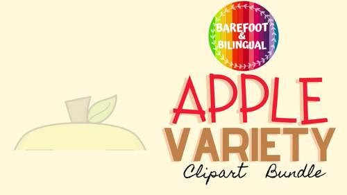 Apple Clipart Variety Bundle | Fall Clipart Bundle | TPT