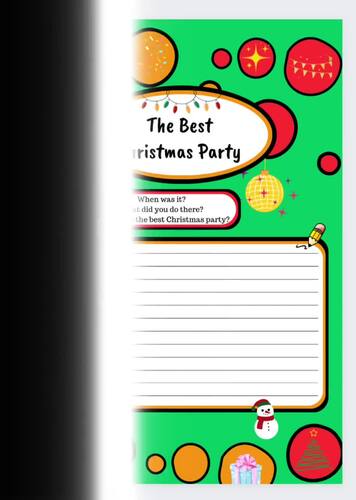 Christmas writing tasks with prompts (fully editable and tons of fun)
