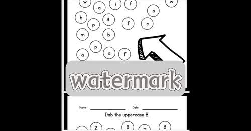 I spy Alphabet practice worksheets Dab a Dot Activities | TPT