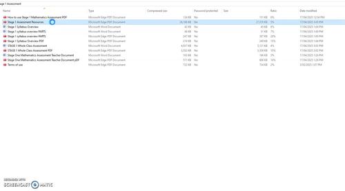 Stage 1 Maths Assessment Package – New NSW Syllabus All Content Areas ...