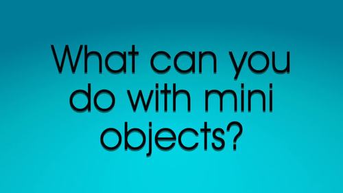 Mini Object Companion for Speech and Language by Small Talk SLP | TPT