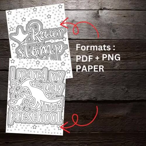 Printable dinosaur Quotes Coloring Pages - Preschool | Kindergarten ...