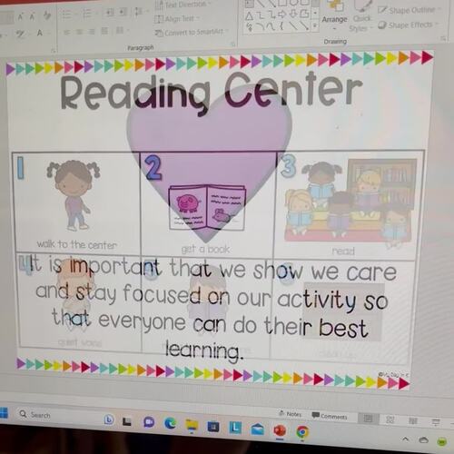 Literacy Centers Digital Slides and Visuals | Classroom Management ...
