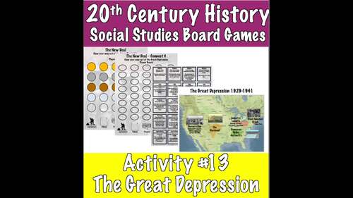 20th Century History Board Games #13 -The Great Depression by History ...
