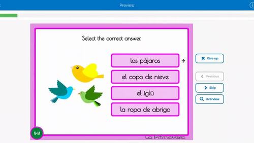 Spanish Boom Cards: La Primavera (Spring Vocabulary Identification) by ...