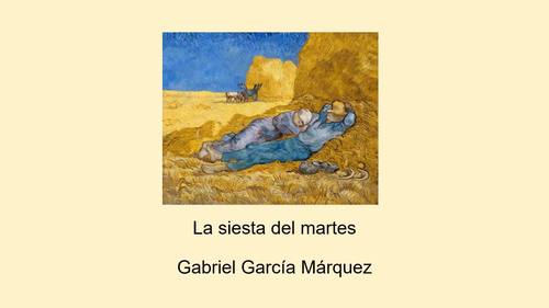 La siesta del martes de Gabriel García Márquez con preguntas by MrSpanish