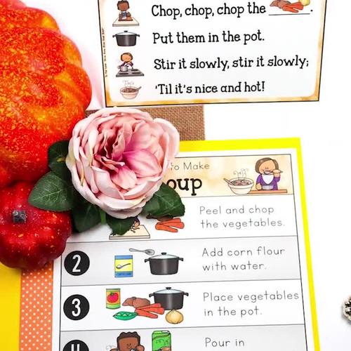 Preschool Fall Dramatic Play Center: Making Soup Pretend Play by Turner ...