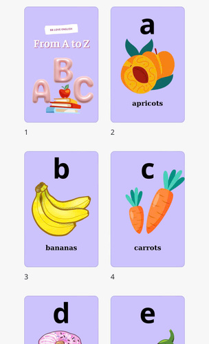 Sounds of letter from A to Z - Foods by Phuong Do Thi Minh | TPT