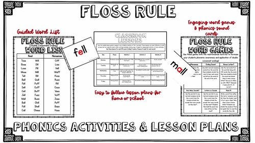 FLOSS Rule by Simply B Teaching | TPT