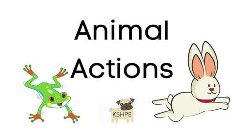 Animal Actions Sight Word Reader, Vocabulary Early Literacy Video/Ebook