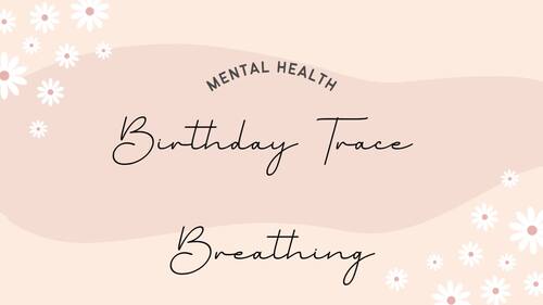 Birthday Trace Breathing Activities Bundle | Mindfulness & Coping ...