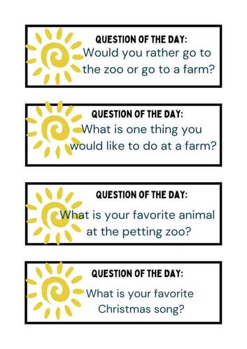 Question of the Day activities Math Opinion Writing EPIC community ...