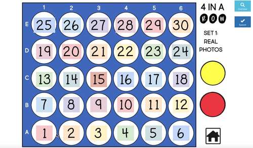 Describing Four In a Row Boom™ Cards| Description | Connect 4 Style Game