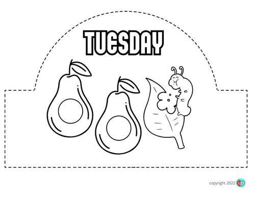 hungry caterpillar fruit coloring pages