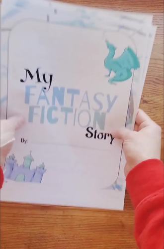 Fiction Writing Fantasy Genre Creative Writing Student Packet Grades 3-5