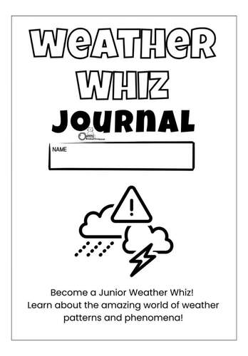 Junior Weather Whiz Independent Learning Journal by Magnify Learning