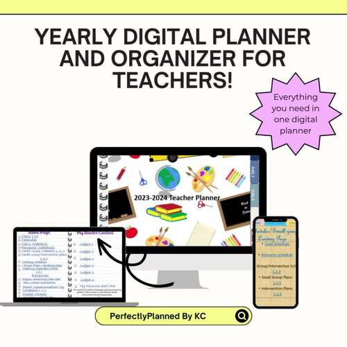 Teacher Edition Digital Planner and Organization System | TPT
