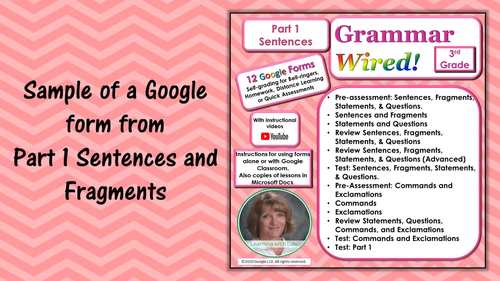 3rd Grade Part 16 Pronoun-Verb Contractions by Learning with Lulu