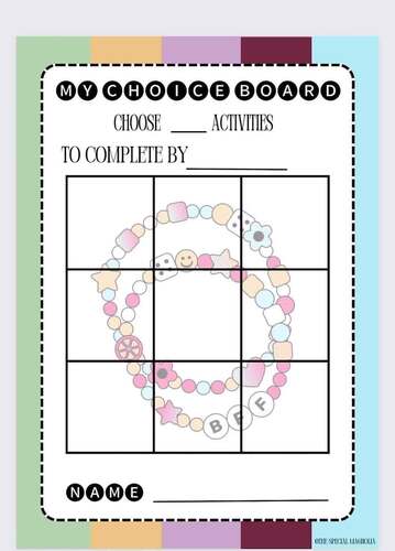 Explore, Create, and Learn with our Taylor Swift Albums Choice Board ...