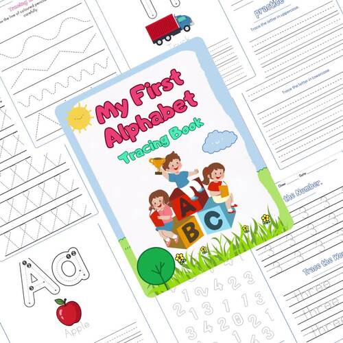 Alphabet Letter Tracing Workbook – 99 Fun & Educational Pages for Kids