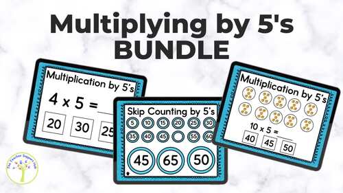 Math Skip Counting and Multiplication by 5 Bundle by The Teacher ...