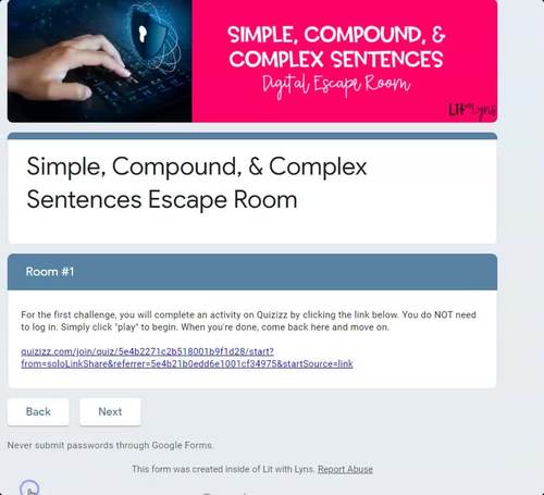 SENTENCE STRUCTURE - SIMPLE, COMPOUND, & COMPLEX SENTENCES DIGITAL ...