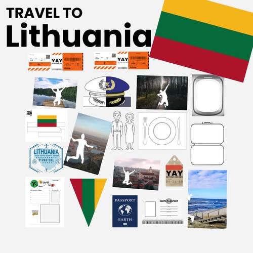 Travel to Lithuania! – Printable Pretend Travel Activity for Kids