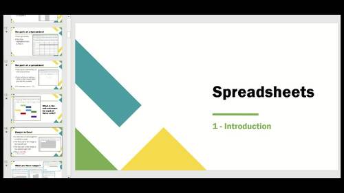 Spreadsheet Unit - 8 + Microsoft Excel Lessons - FUN STEM Technology ...