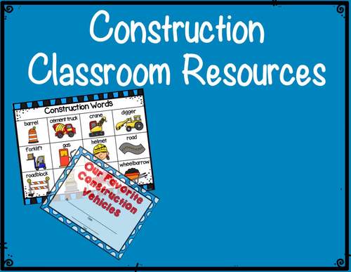 Construction Unit: Literacy & Math Centers & Activities | TPT